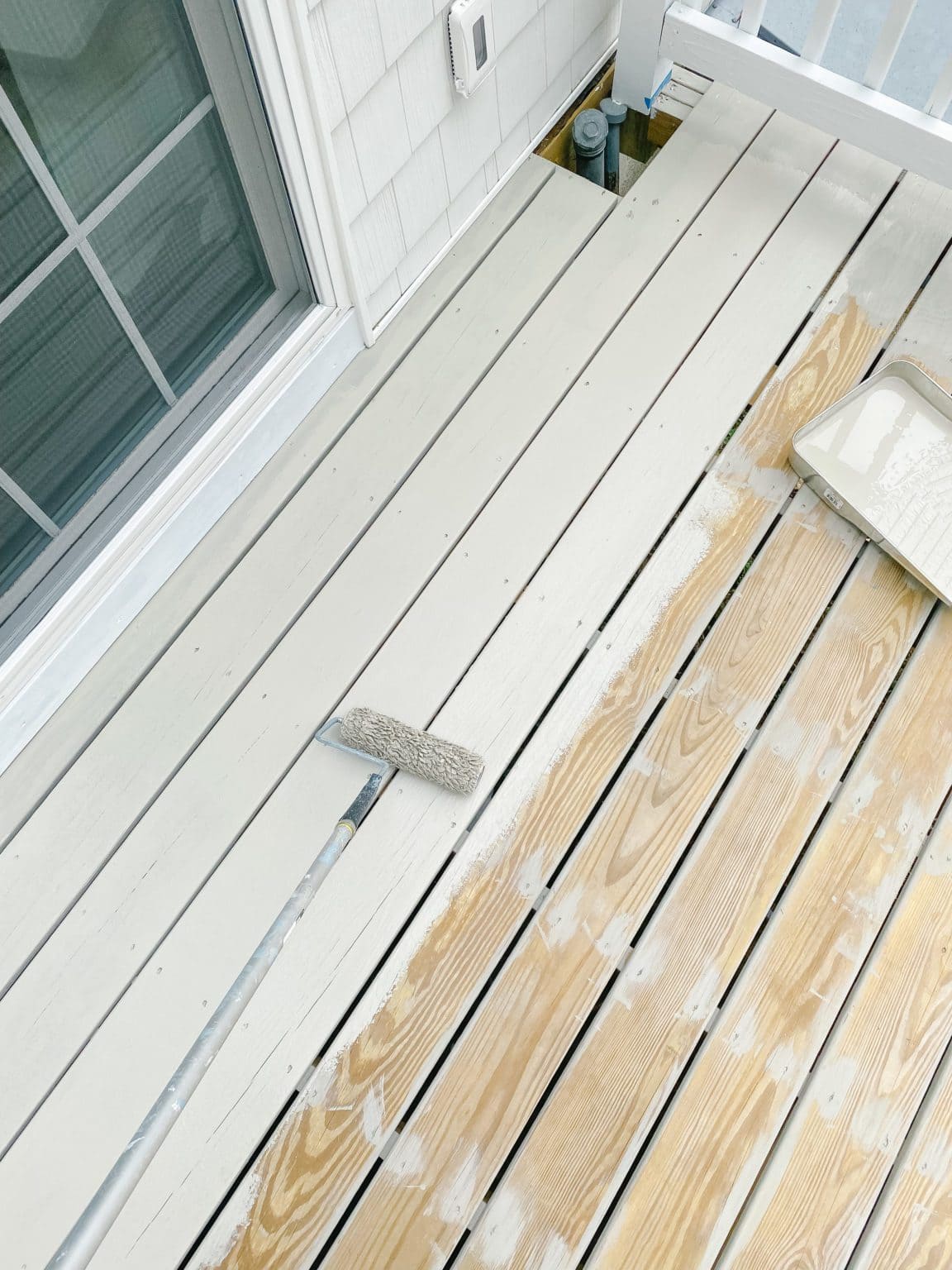 How To Stain a New Deck Yourself - DIY | Acorn Hill Home